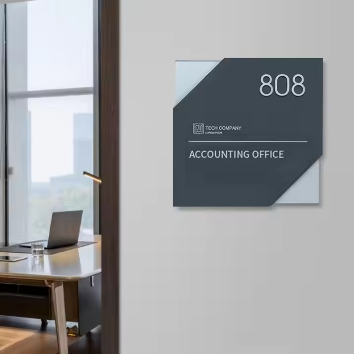Popular Acrylic Conference Room Door Signs – Custom Office Nameplates ...