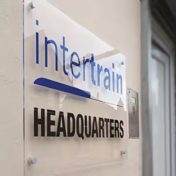 Custom Clear Acrylic Door Panels for Office Interiors – Modern and ...