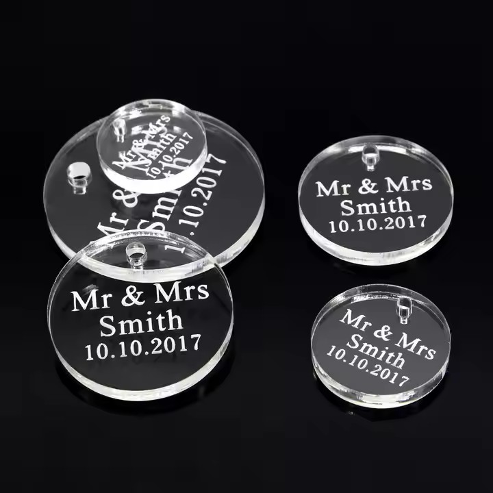 Custom Laser Cut Acrylic Name Tags – Personalized Event Labels - Custom ...